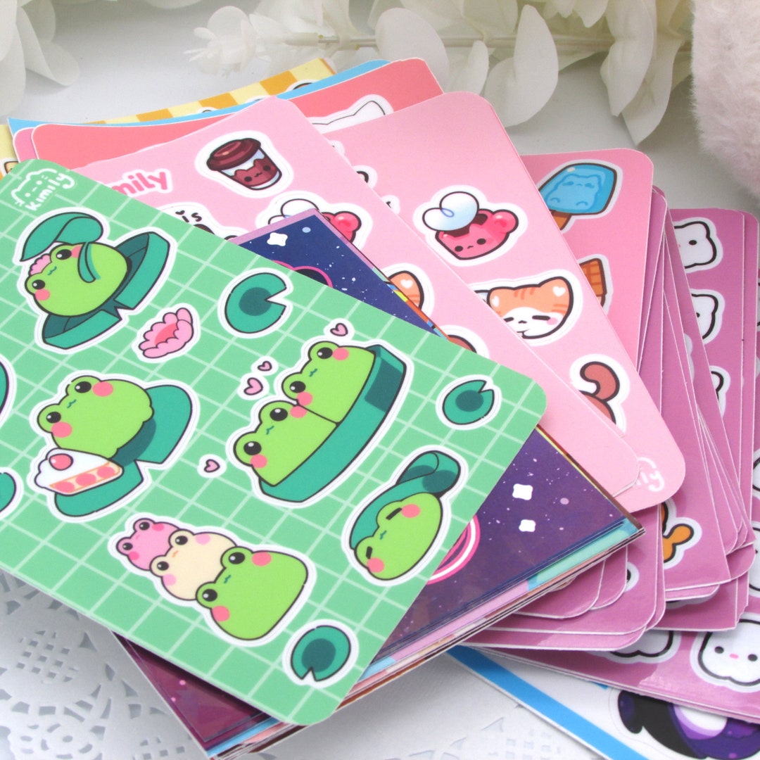 B Grade Sticker Sheet Mystery Packs - Etsy