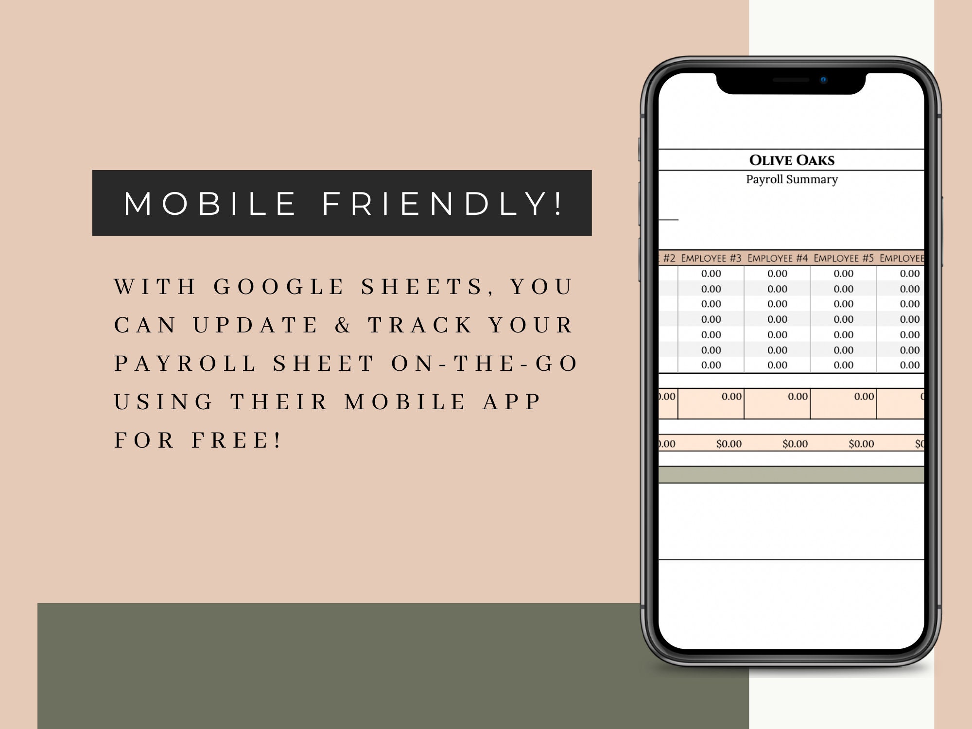 Weekly Payroll Tracker Spreadsheet | Financial Planner | Google Sheets ...