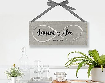 Infinity Date Sign - Etsy