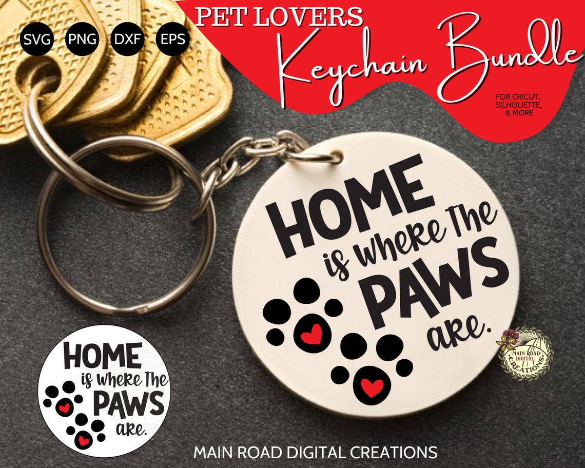 Pet Lovers Keychain SVG Bundle-pet Quotes for Keychains-pets - Etsy