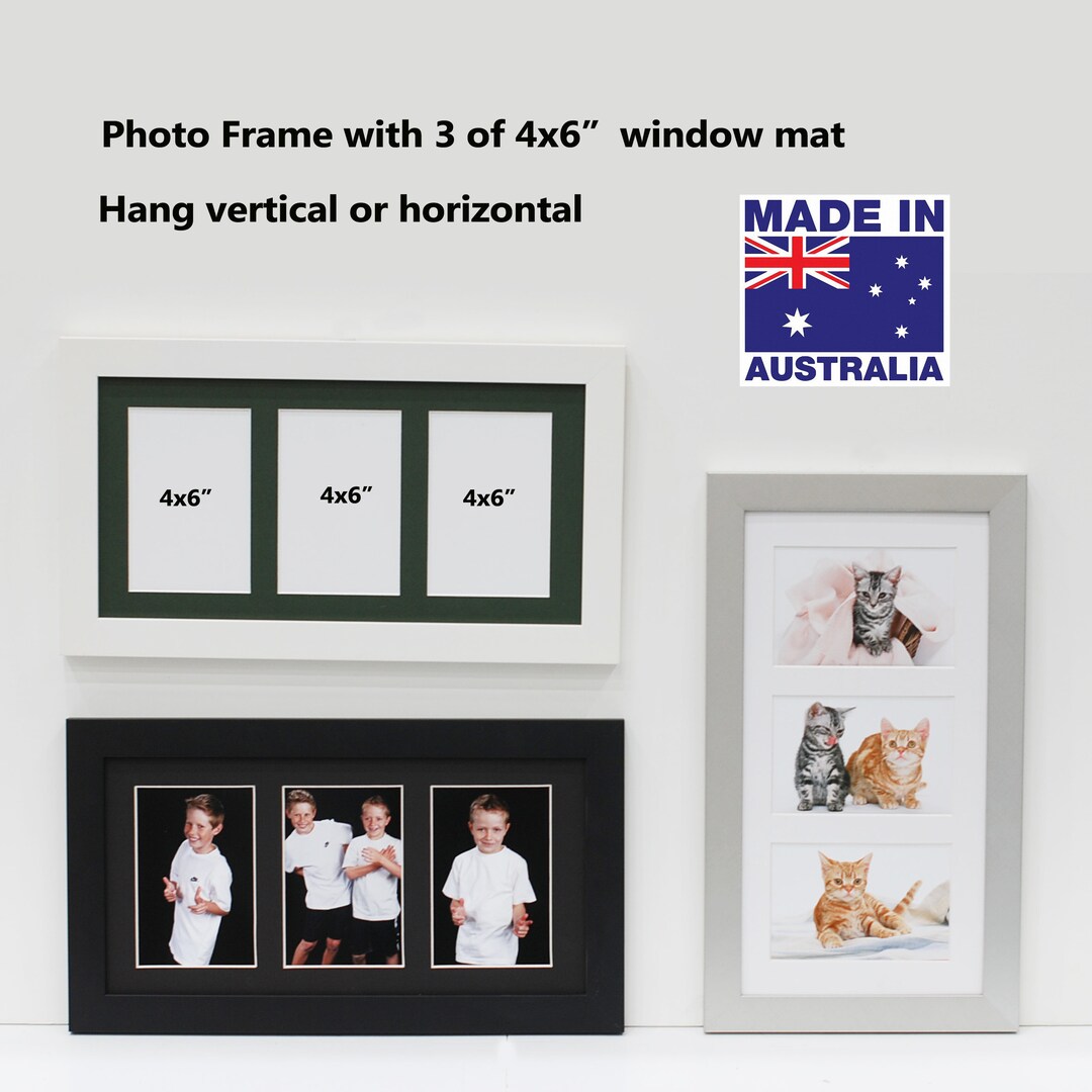 3-in-1 Photo Frame - 4x6" Windows - Etsy Australia