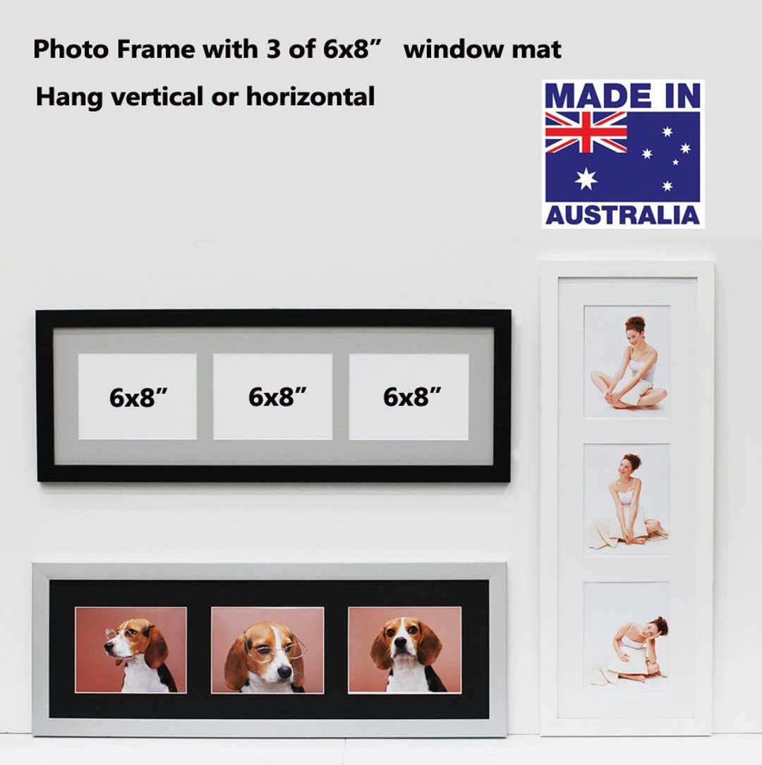 3-in-1 Photo Frame - 6x8" Windows - Etsy Australia