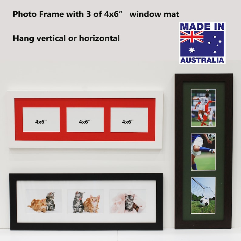 3-in-1 Photo Frame 4x6 Windows - Etsy