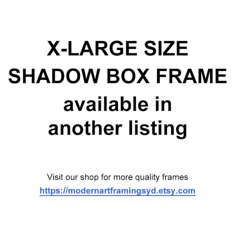 Shadow Box Deep Frames 3D Display Wooden Timber Deep Frame With Mat ...