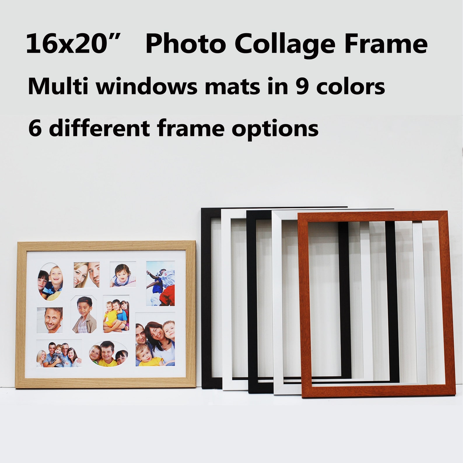 Multi-Window Photo Collage Frame 16x20 | Etsy