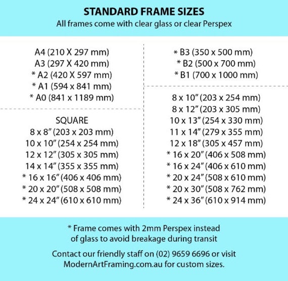 Extra Large Poster Frames
