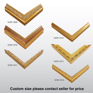 Ornate Gold Wooden Photo Frame Timber Picture Handmade Frames for Wall ...