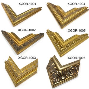 Antique Thick X-large Ornate Gold Timber Chunky Picture Frames Handmade ...
