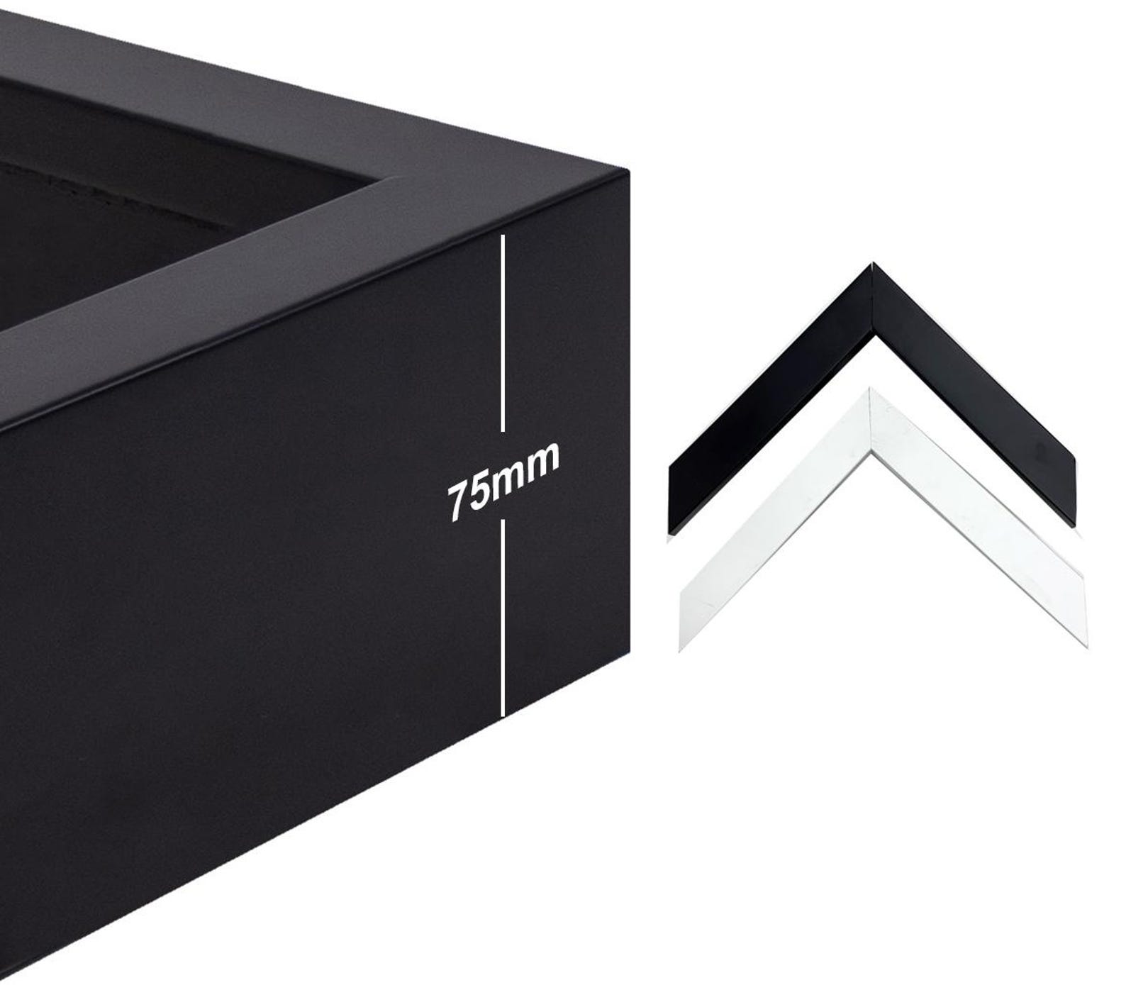 Shadow Box Deep Frames 3D Display Wooden Timber Deep Frame With Mat ...