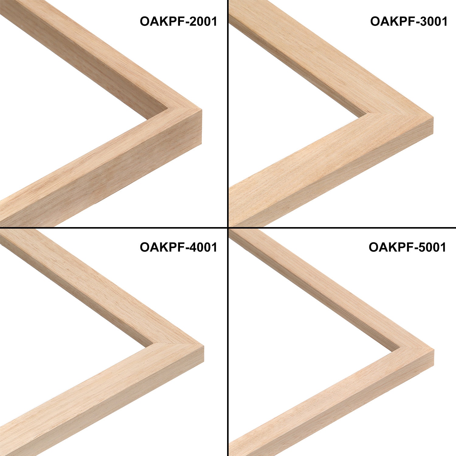 Handmade Wooden Natural Oak Photo Frames Picture Frames for - Etsy