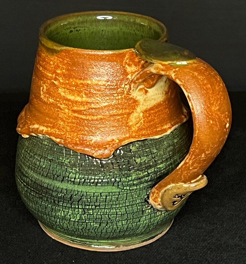 17 Fl Oz. Three Textures Cauldron Mug W/ Thumb Rest - Etsy