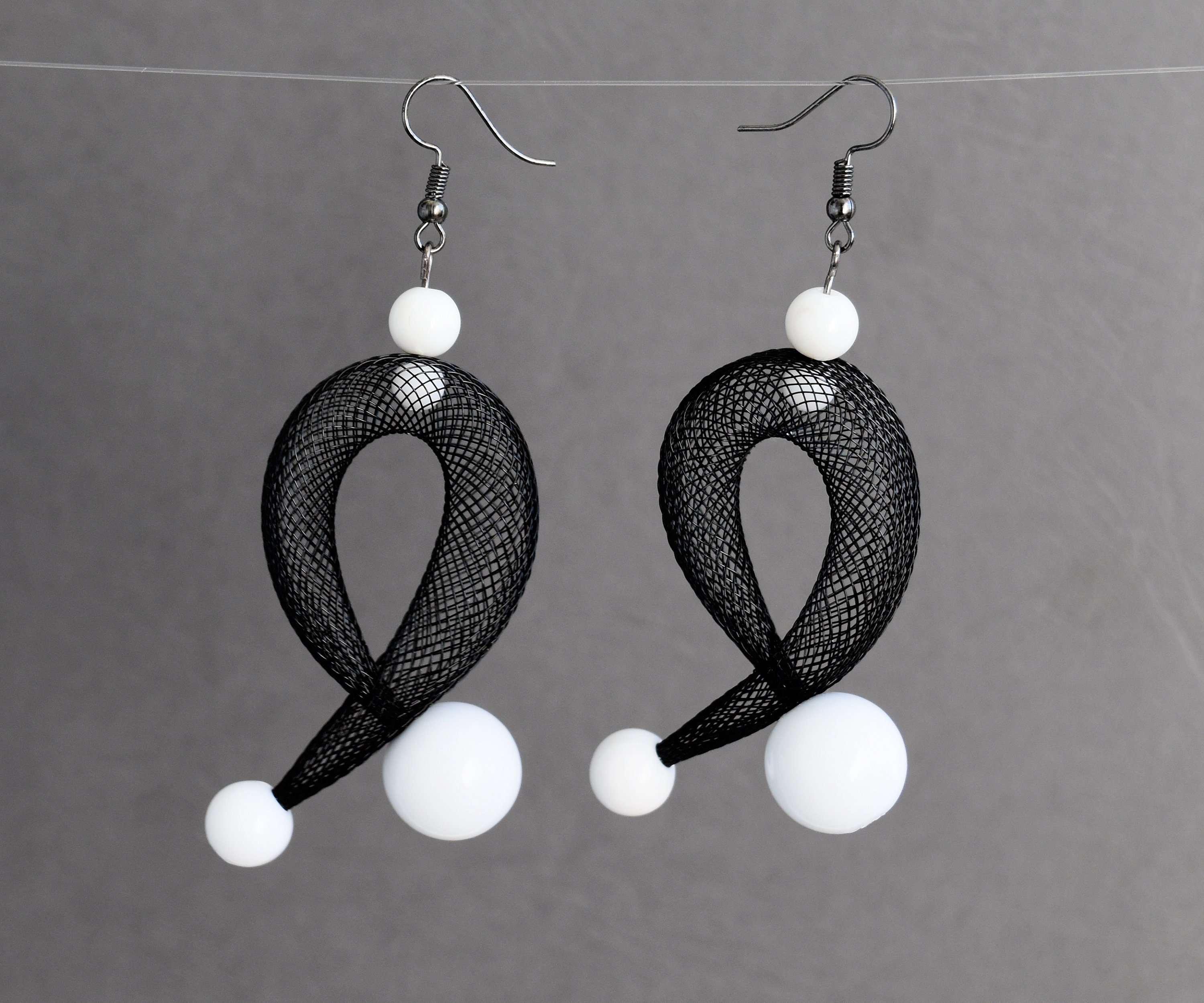 Minimalist Earrings, Art Necklace, Abstract Earrings, Modern Earrings ...