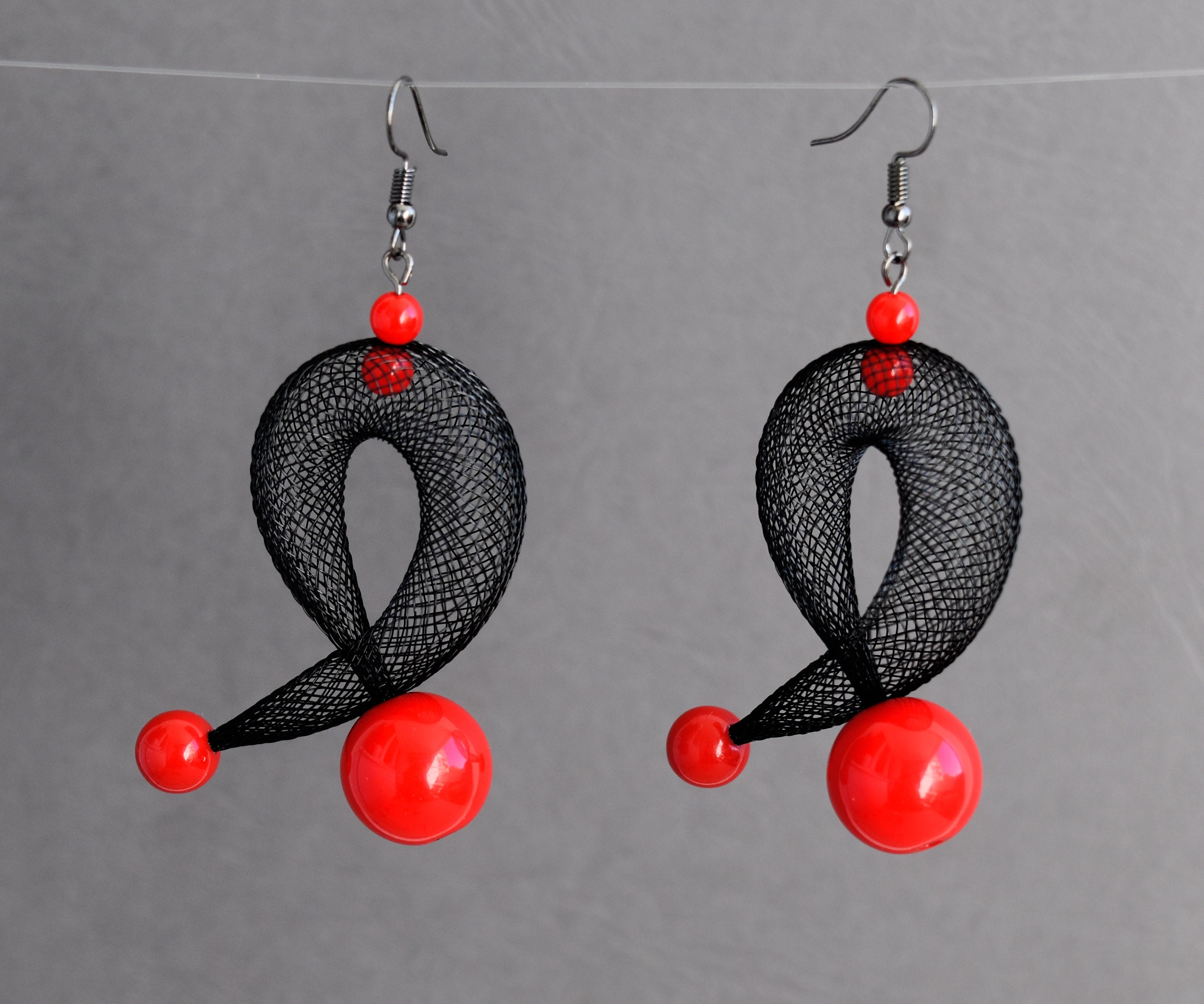 Minimalist Earrings, Art Necklace, Abstract Earrings, Modern Earrings ...