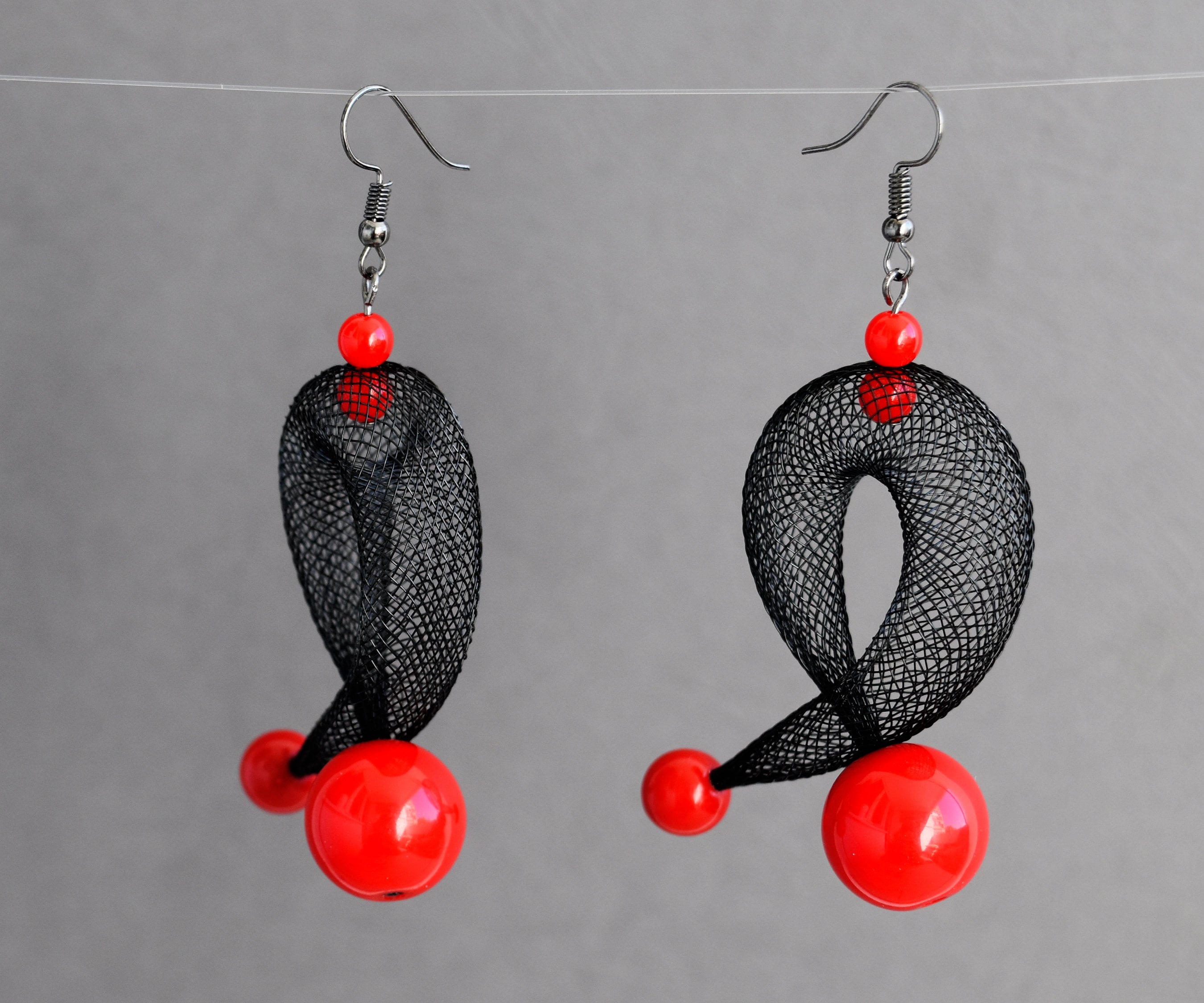 Minimalist Earrings, Art Necklace, Abstract Earrings, Modern Earrings ...