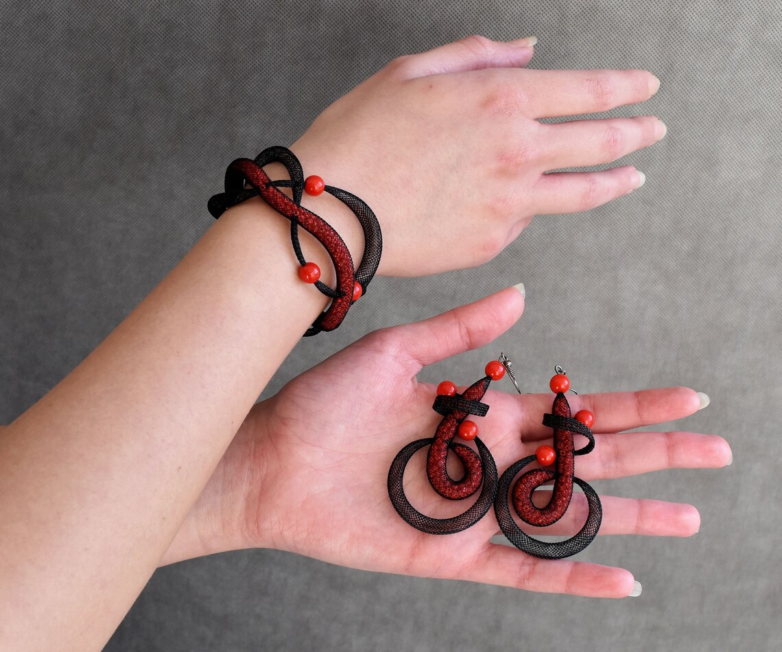 Artistic Figurine Earrings, Dance Earrings, Drop Earrings, Contemporary ...