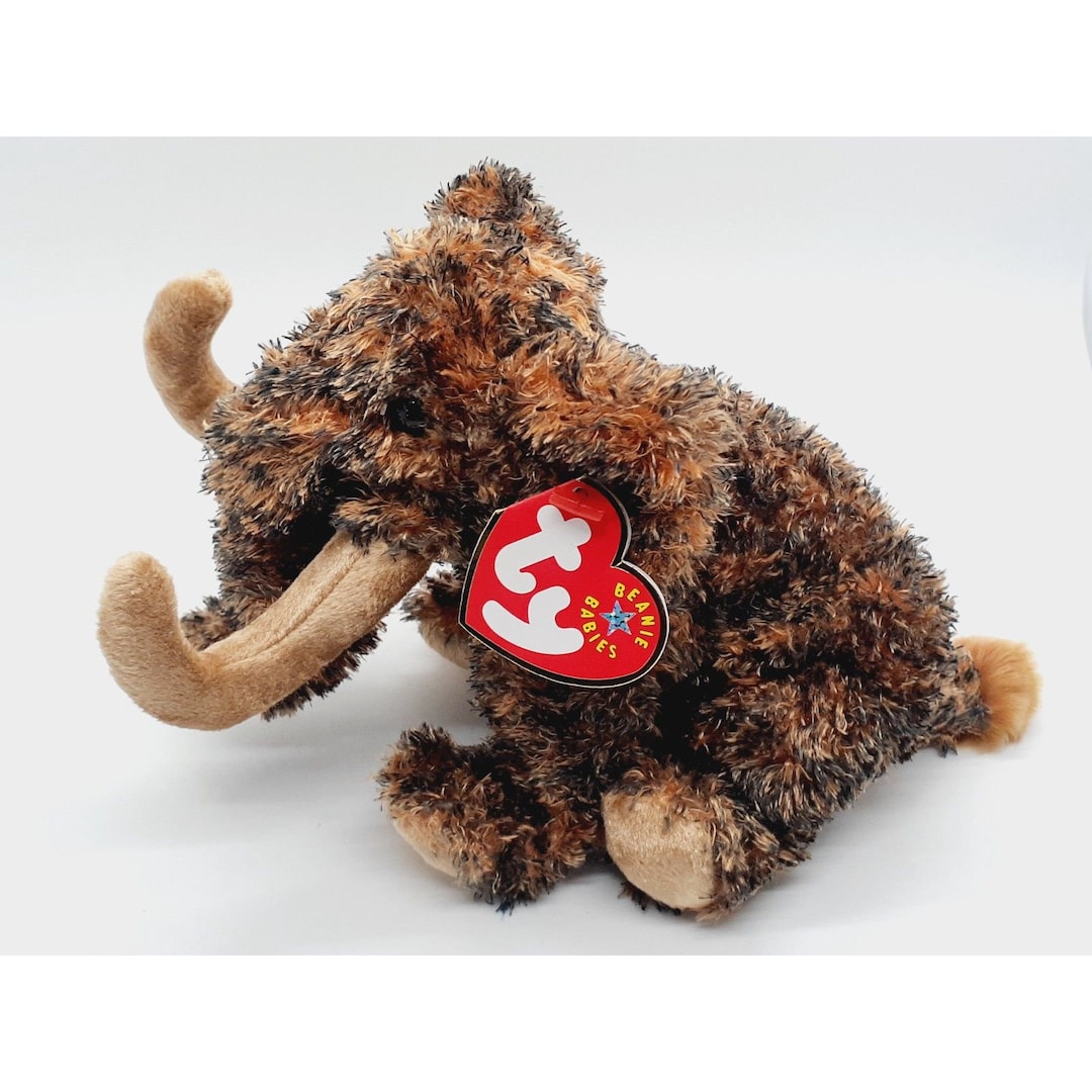 TY Giganto the Wooly Mammoth Beanie Baby - NEW With Tags - Retired 06 ...