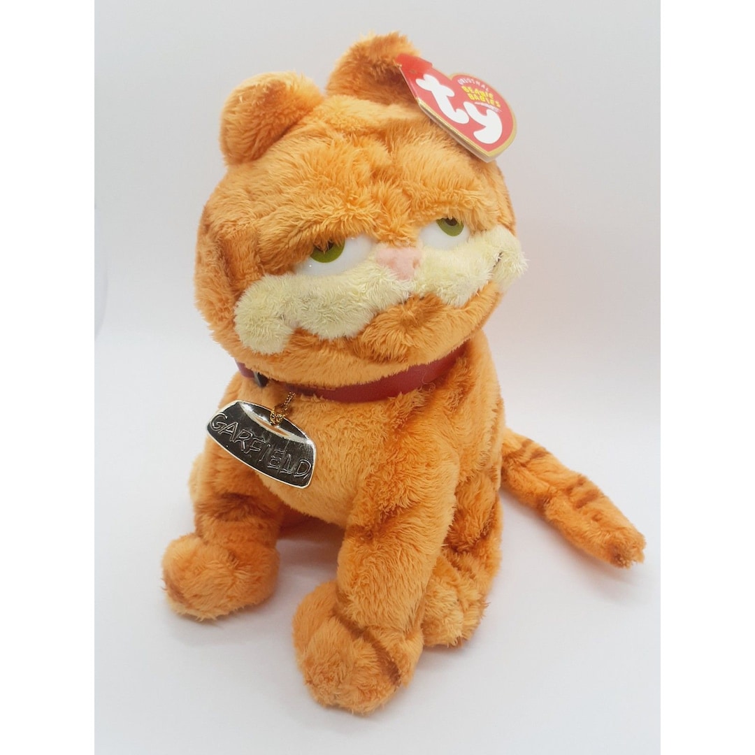 TY Garfield the Orange Cat Beanie Baby - 7" Tall NEW With Tags ...
