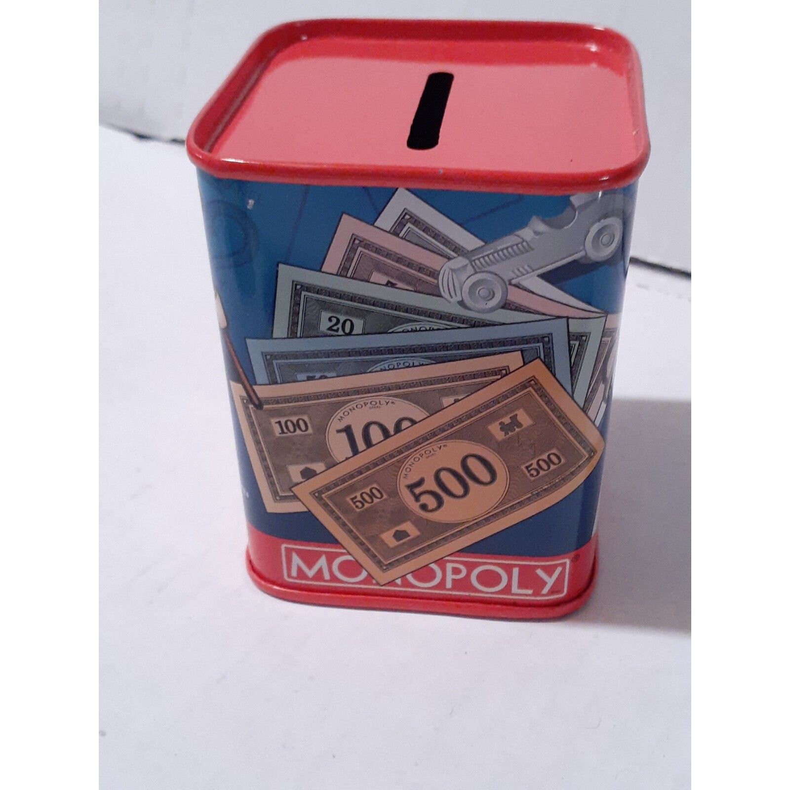 Monopoly Tin Bank Uncle Pennybags, Title Deeds, Money Vintage 1998 NEW ...