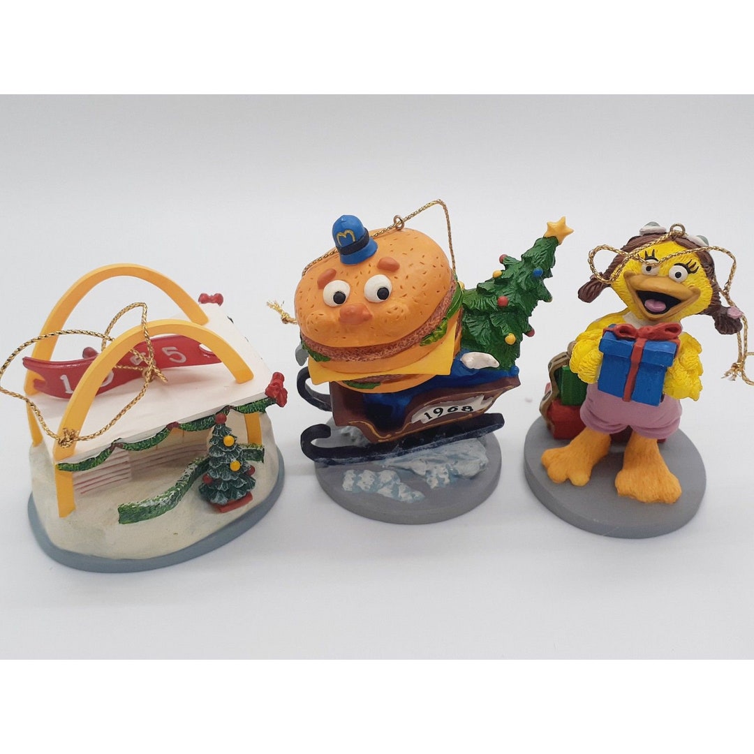 40 Years of Famous 1sts Mcdonald's Ornament Collection Big Mac, 1st Mcd ...