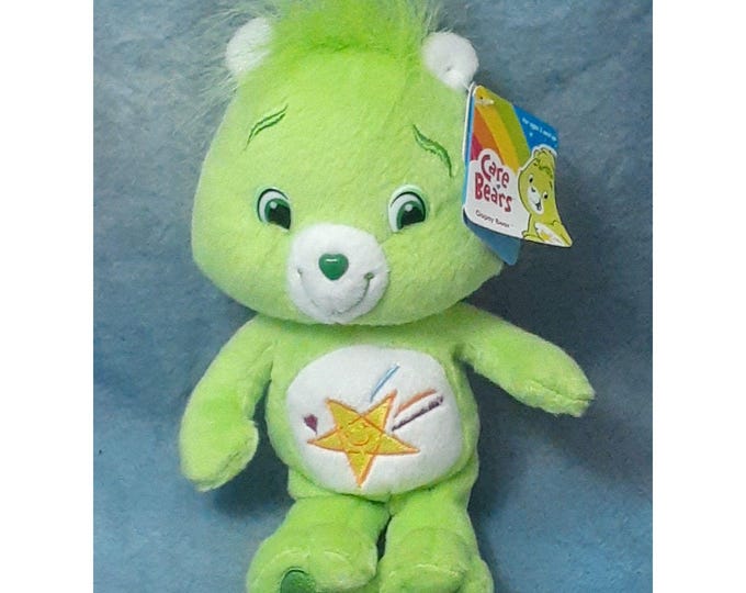 Care Bears "oopsy" Shooting Star Green Plush Bear - New With Tags - Etsy
