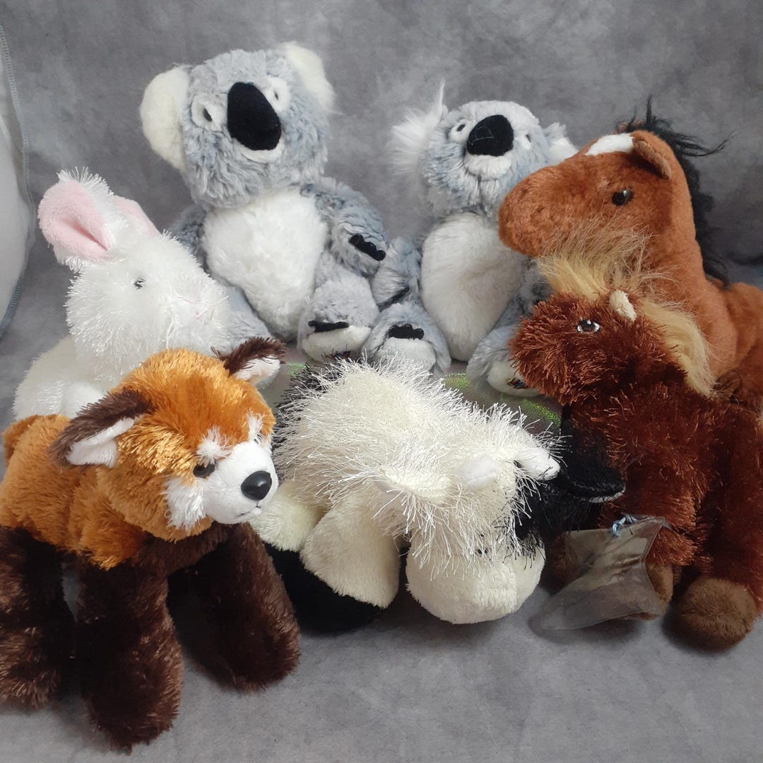 Ganz & Aurora Woodland Farm Animals Plush - Arabian Horse, Koala Bear ...