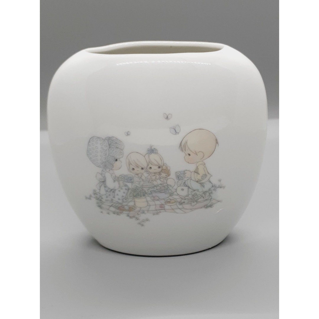 Precious Moments July Month Poem Slim Design Bud Vase - Vintage 1986 - Etsy