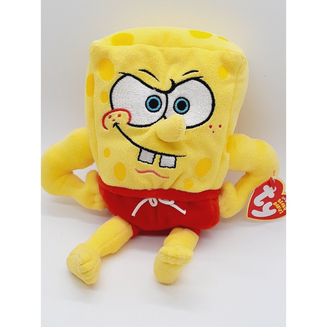 TY Musclebob Buffpants Spongebob Muscles Beanie Baby - Rare Find - Etsy