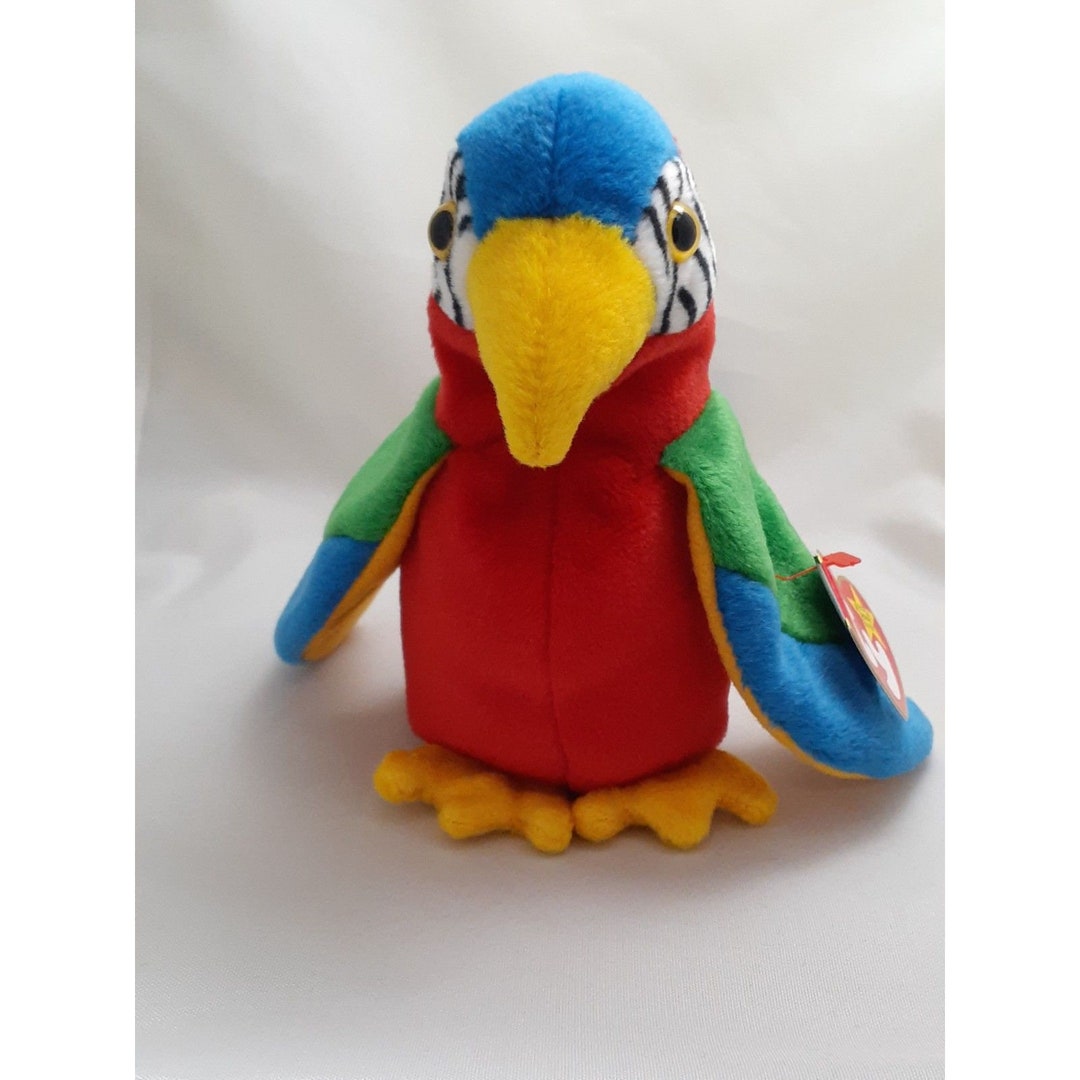 TY Jabber the Parrot Bird Beanie Baby - NEW With Tags - Retired 12/23 ...