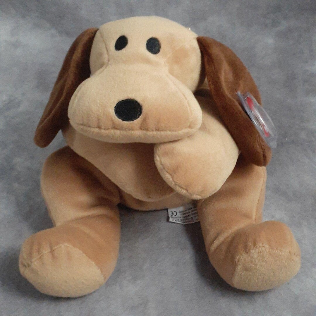 TY Pillow Pals Collection WOOF the Tan & Brown Dog Puppy - 14 ...