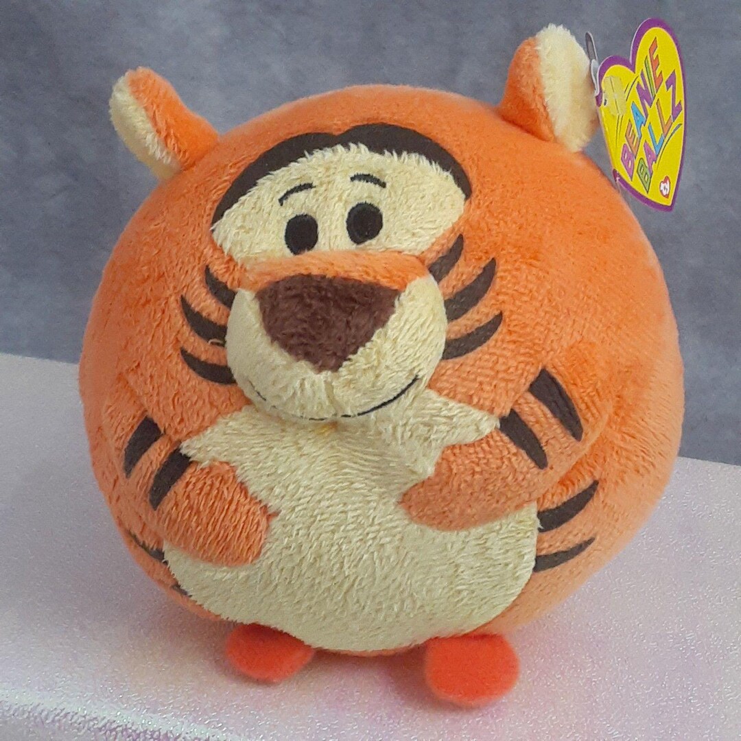 TY Beanie Ballz "tigger" From Winnie the Pooh Disney Plush Stuffed 5 ...