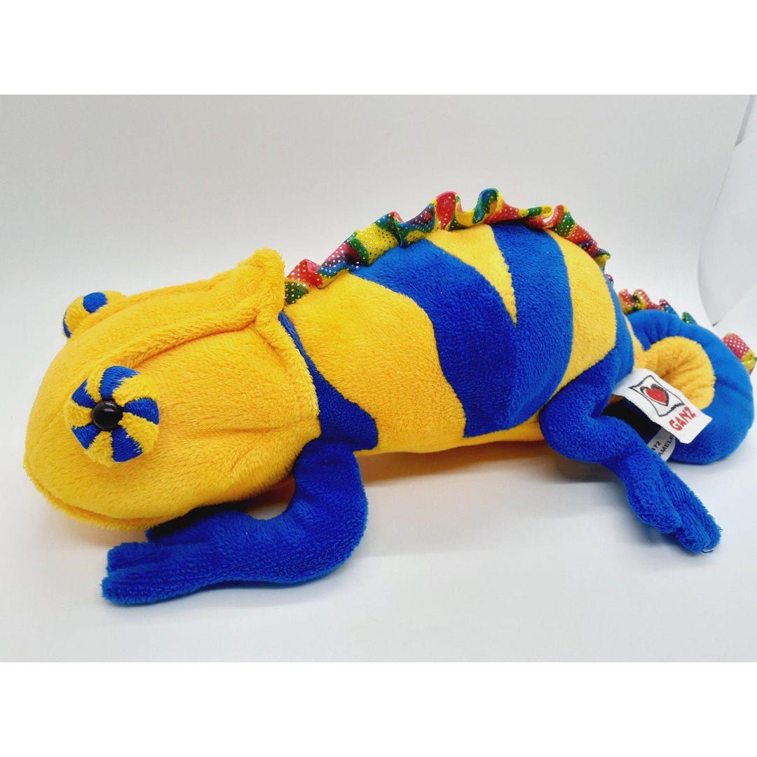 Webkinz Ganz Chameleon Plush HM472 - Cute and Colorful! - Etsy