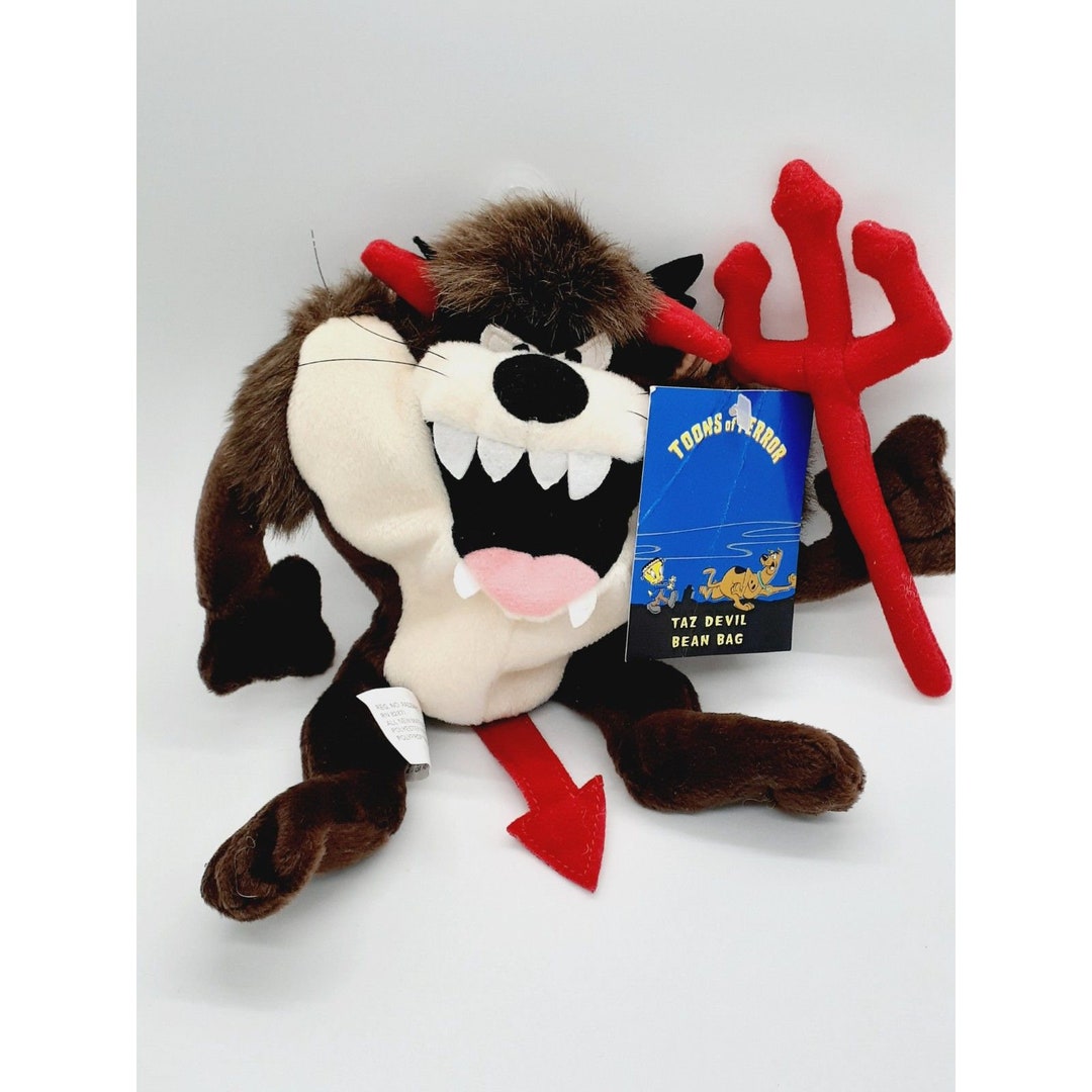 Warner Bros. Taz Tasmanian Devil Bean Bag - Toons of Terror NEW With ...