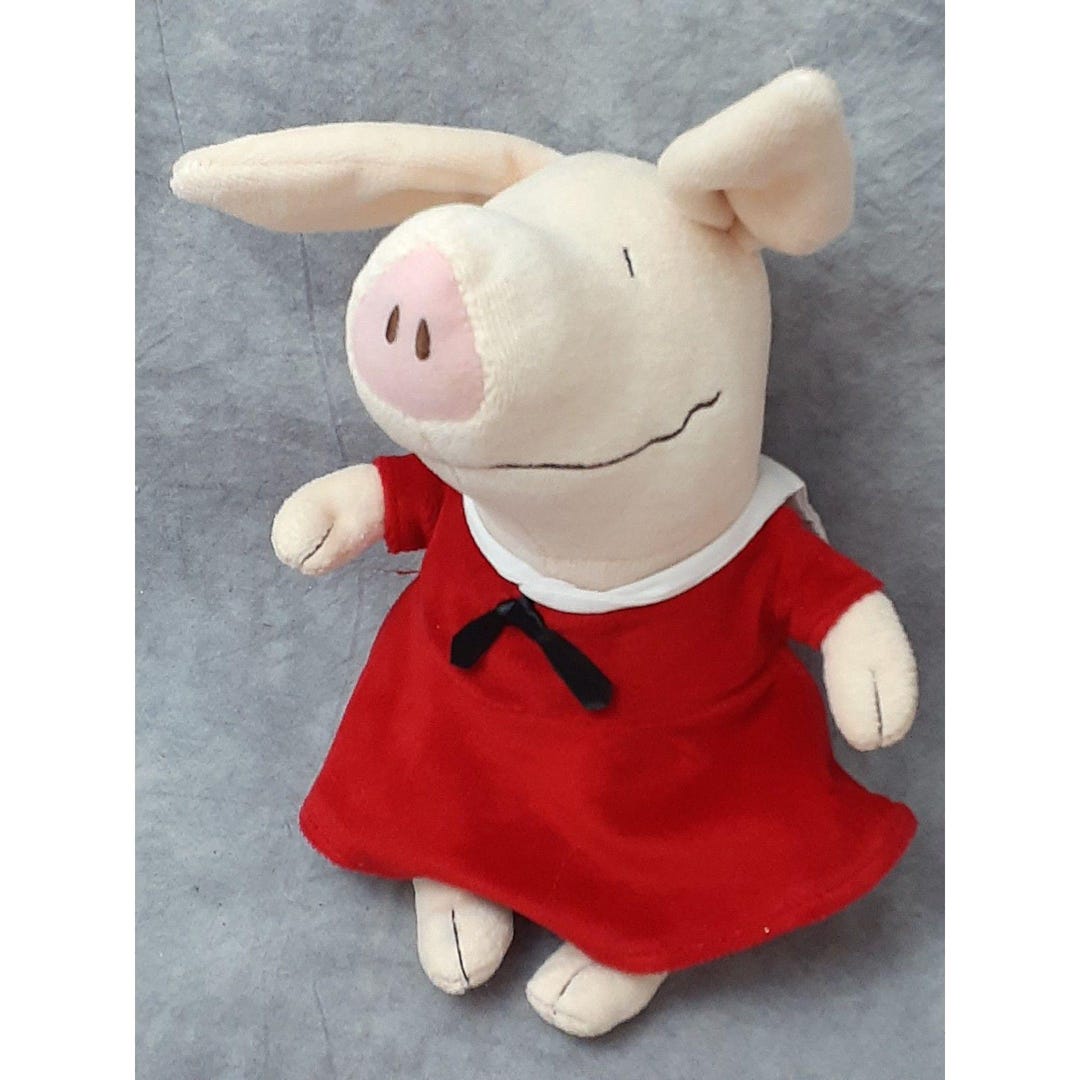 Olivia the Pig Plush From Ian Falconer "the Olivia Books" Merrymakers ...