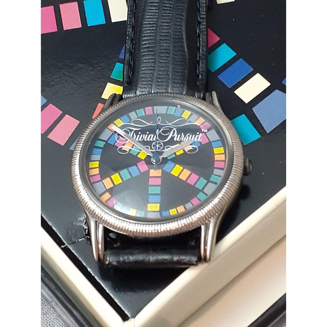 Trivial Pursuit Classic Board Game Watch - Vintage 1994, NEW in ...