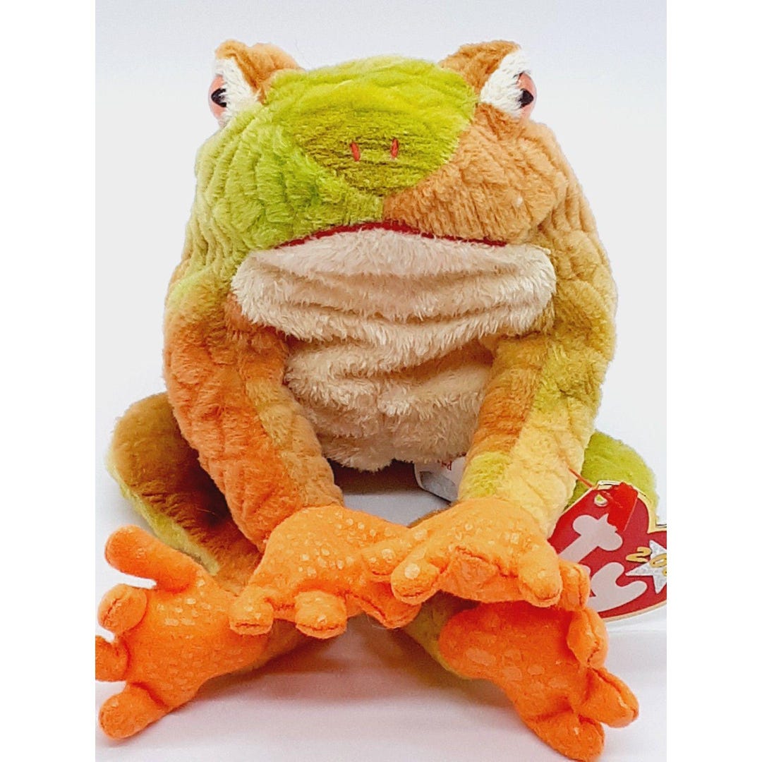 TY Prince the Frog Toad Beanie Baby - NEW With Tags - Retired 06/20/01 ...