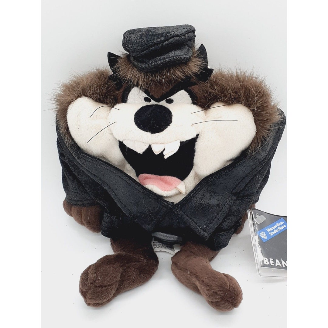 Warner Bros. Taz Motorcycle Bean Bag Beanie Plush - New With Tags ...