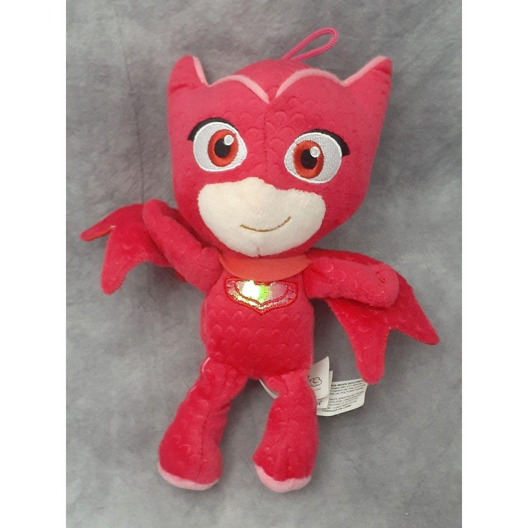 Frogbox PJ Masks Owlette Plush 8.5" Just Play Red Superhero Toy - Etsy
