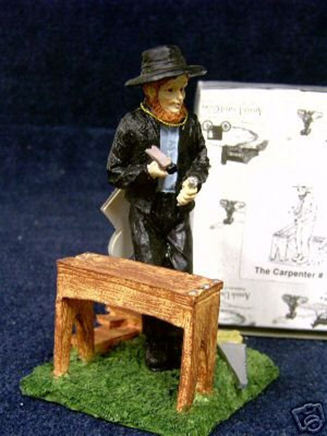 Figurines de la collection Amish Country 1996 Le charpentier 604 ...