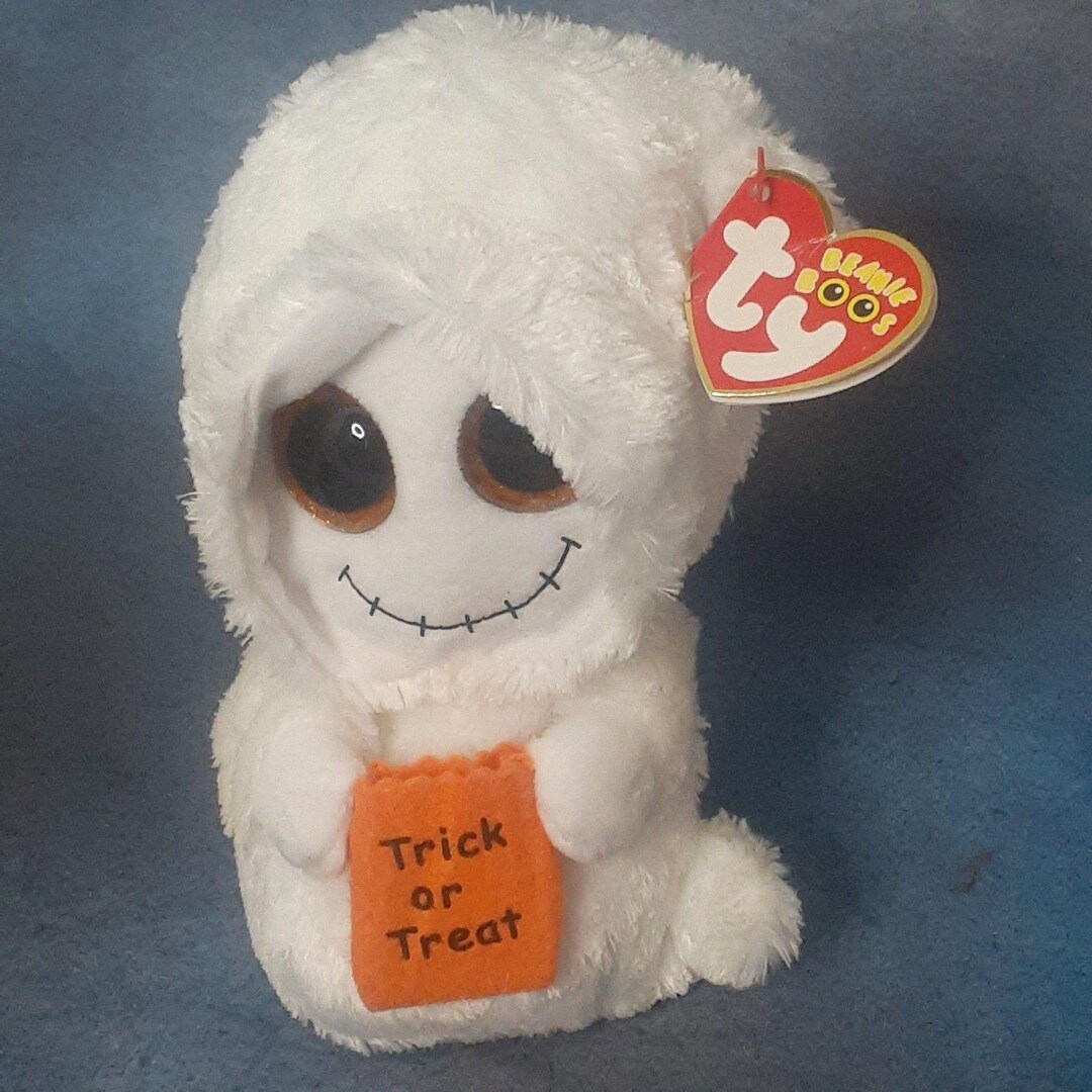 TY "mist" the Trick or Treat Halloween Ghost Beanie Boo Baby - (6 ...