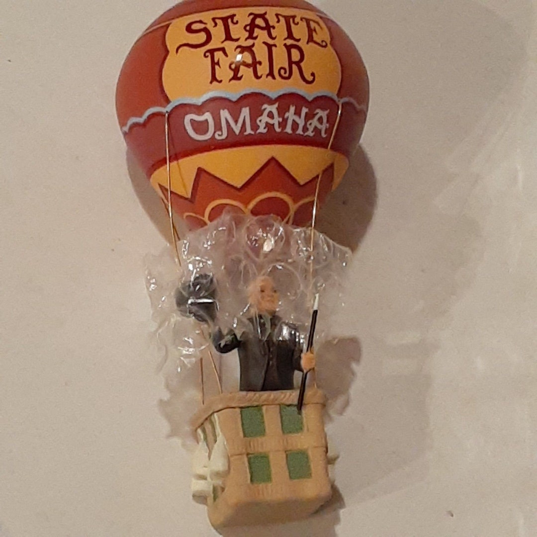 State Fair Omaha Hot Air Balloon Ornament - 1996 Club Edition Hallmark ...