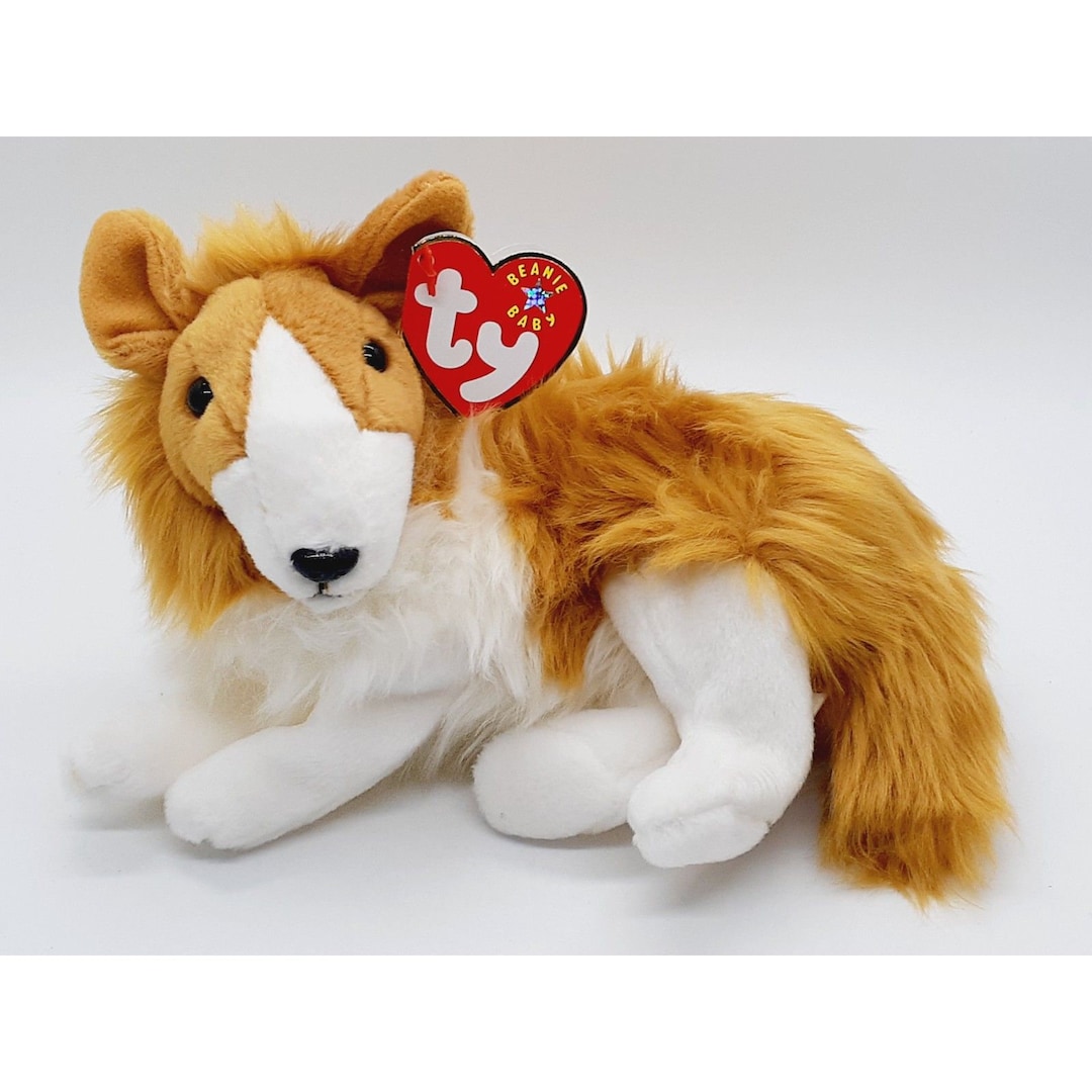 TY CASSIE the Lassie Collie Dog Beanie Baby - NEW With Tags - Retired ...
