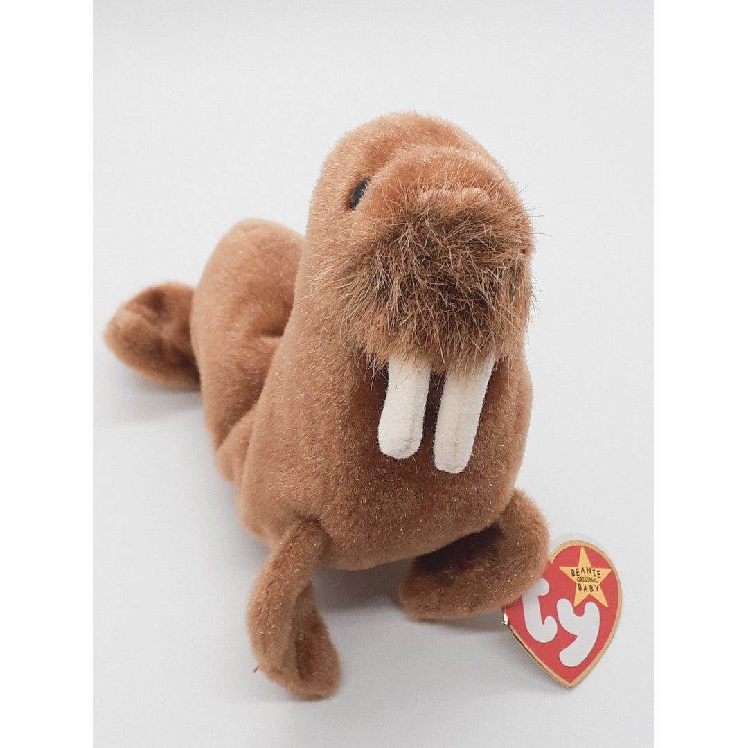 TY Paul the Walrus Beanie Baby - NEW With Tags - Retired 02/23/99 - Etsy