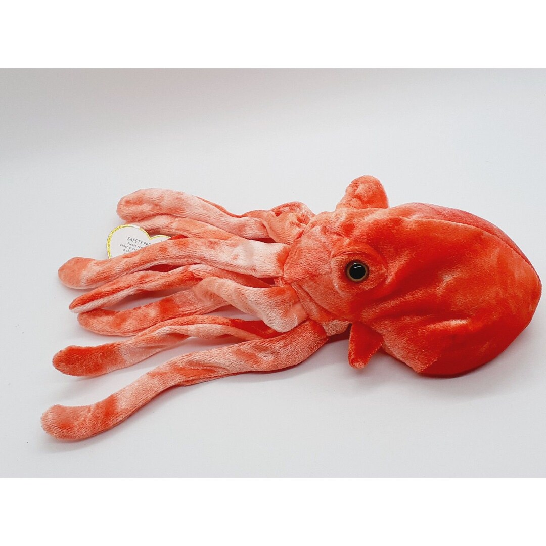 TY WIGGLY the Squid Beanie Baby - NEW With Tags - Retired 03/27/01 - Etsy