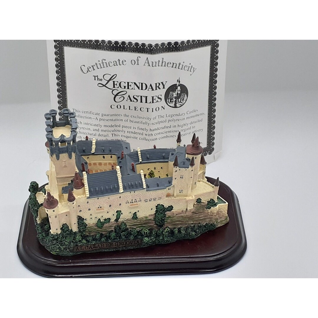 Legendary Castles Collection Figurine Replica Castle ALCAZAR - NEW 1990 ...