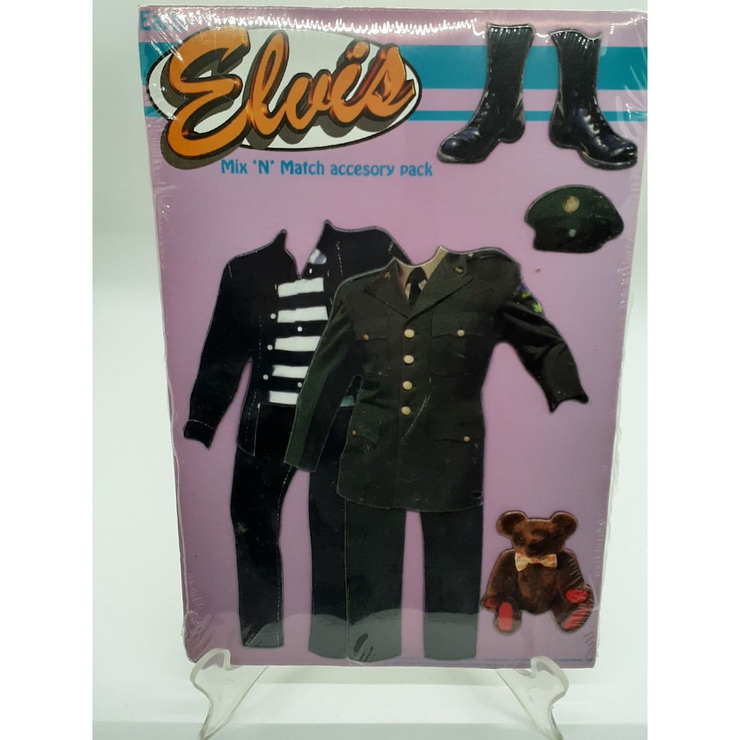 Elvis Presley Magnetic Mix & Match Accessory Pack - Vintage 1996 - Etsy