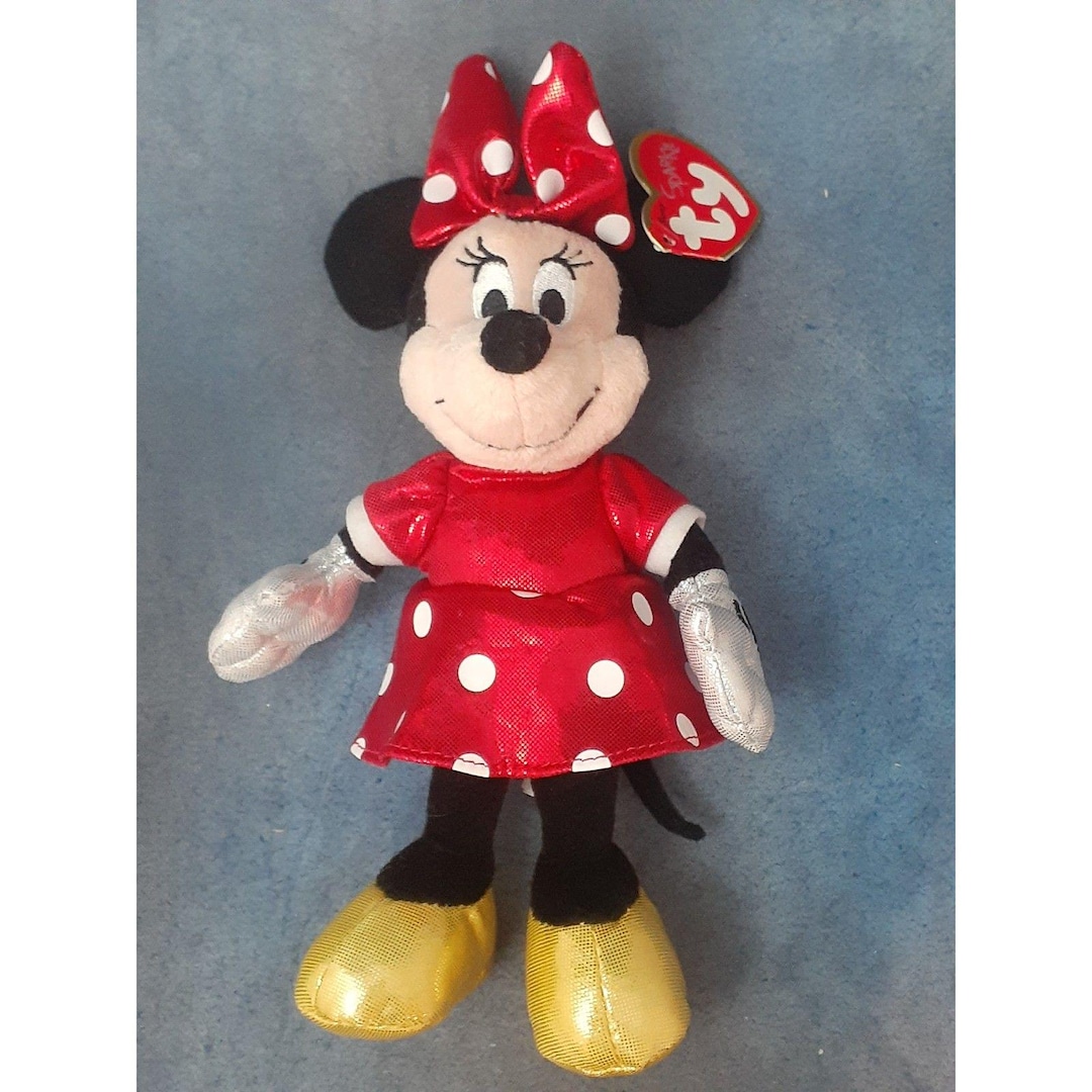 TY Sparkle Collection "minnie Mouse" Beanie Baby - New With Tags (8 ...