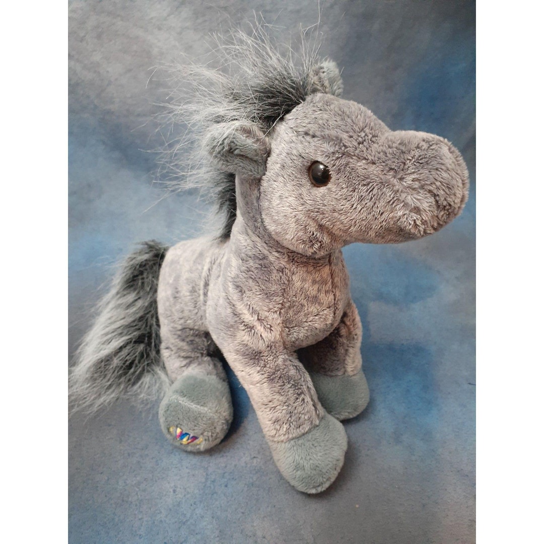 GANZ Webkinz Gray Arabian Horse Plush HM098 - 9.5" - Etsy
