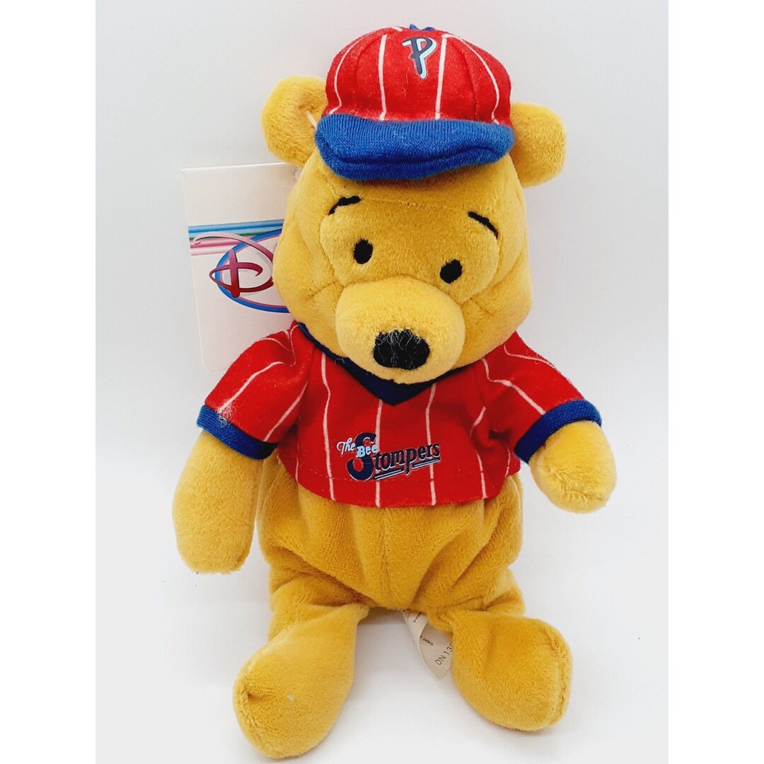 DISNEY Fisherman Fishing Pooh Bear 8" Bean Bag Beanie Baby - NEW With ...