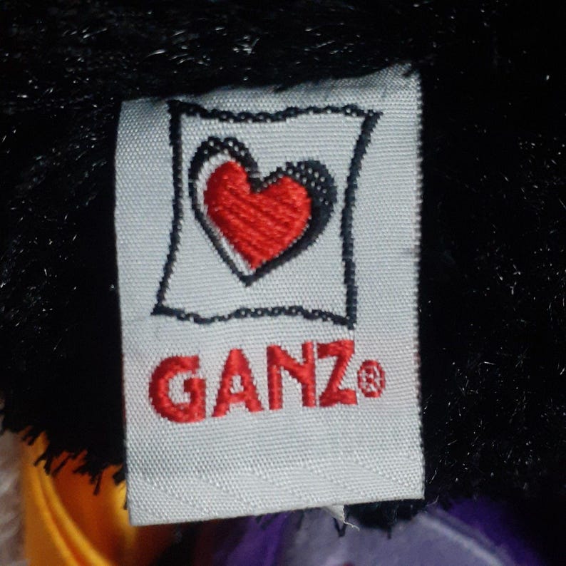 Ganz "bat" HM367 - Large Black Bat Plush With Adjustable Wings - Rare ...