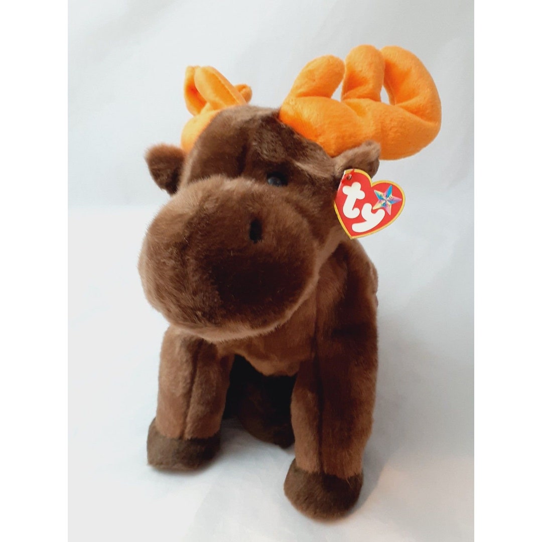TY Beanie Buddy CHOCOLATE the Moose - One of the Original 9 Beanies ...
